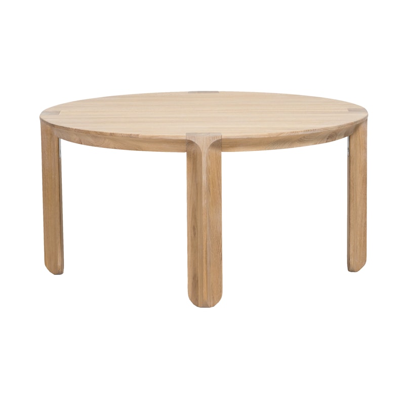 Coffee table oak and white store